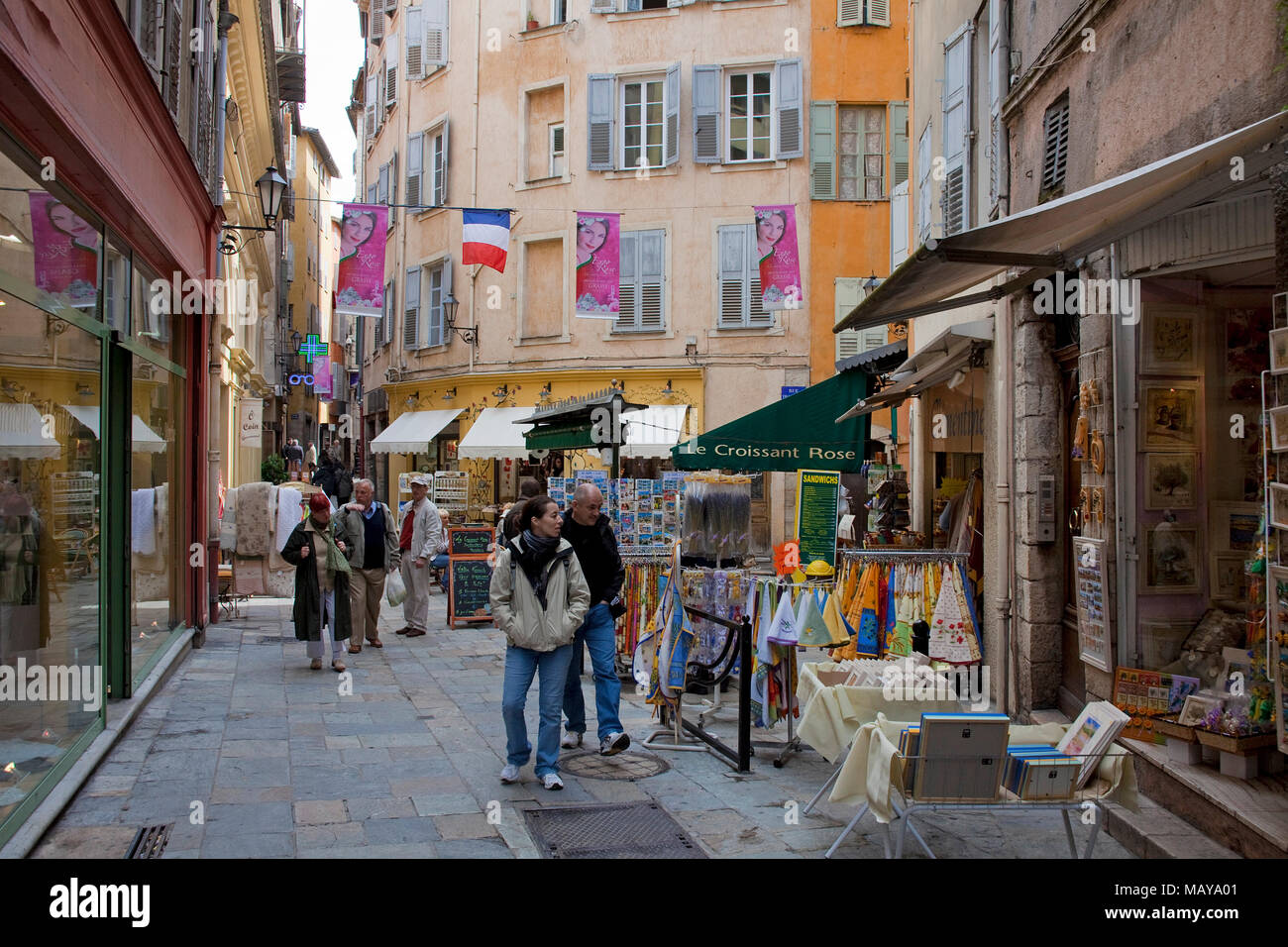 Grasse old town south of france hi-res stock photography and images - Alamy