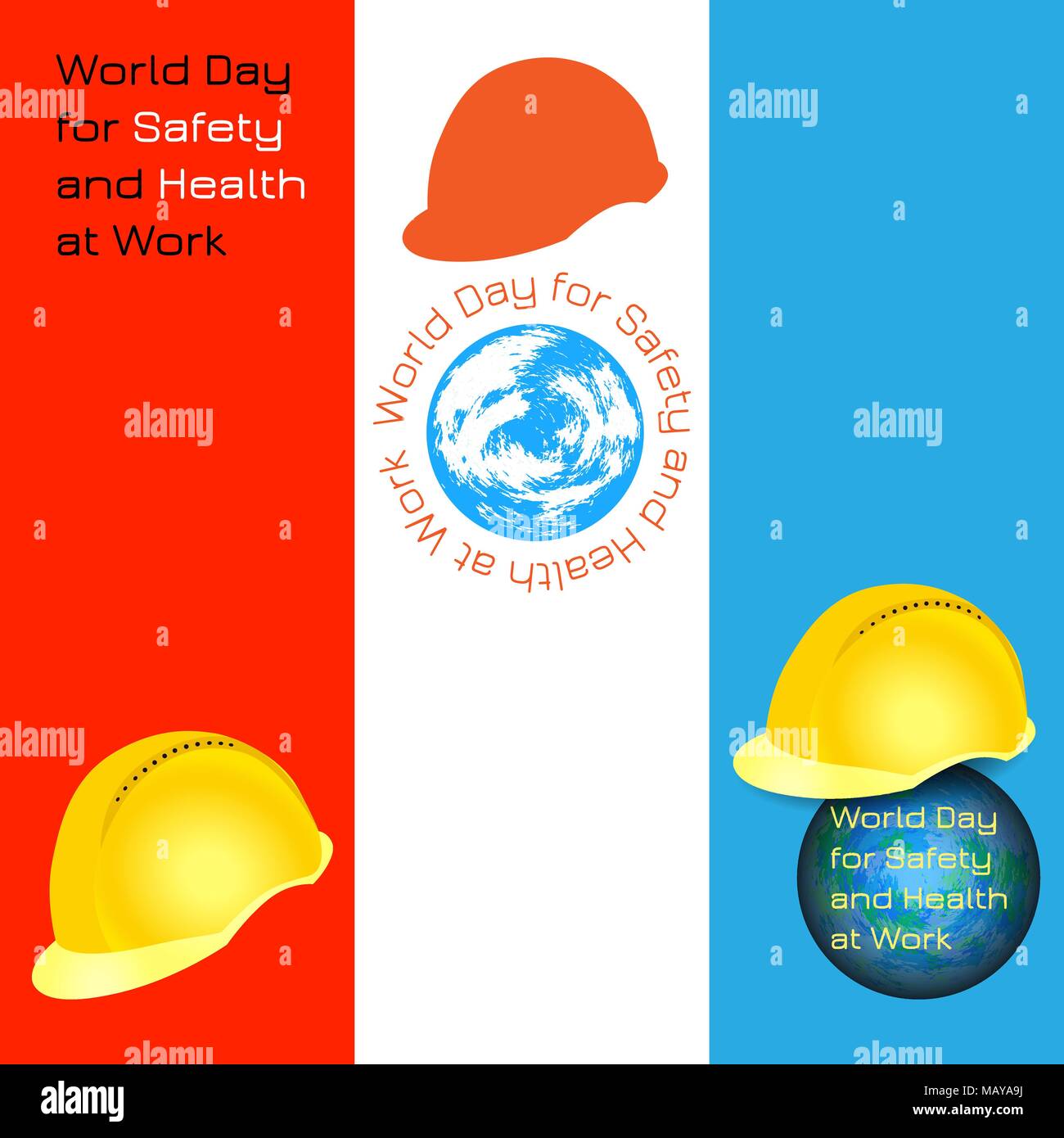 World Day for Safety and Health at Work. 28 April. Bookmarks for event ...