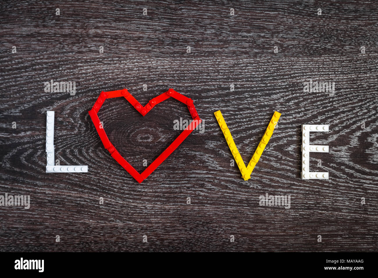 Lego word hi-res stock photography and images - Alamy