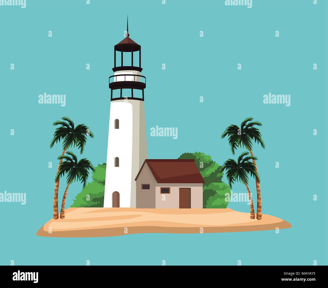 Isolated island cartoon Stock Vector Image & Art - Alamy