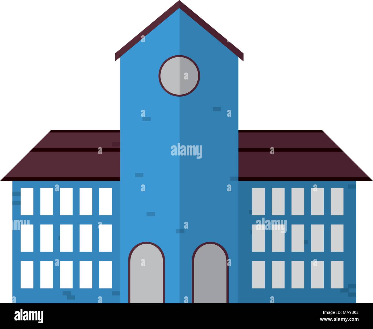 big house with windows design and door Stock Vector Image & Art - Alamy