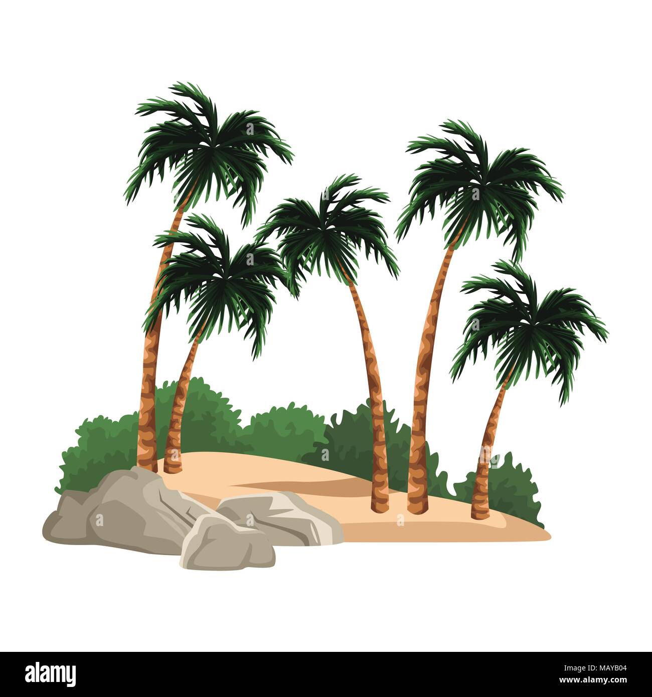 Isolated island cartoon Stock Vector Image & Art - Alamy