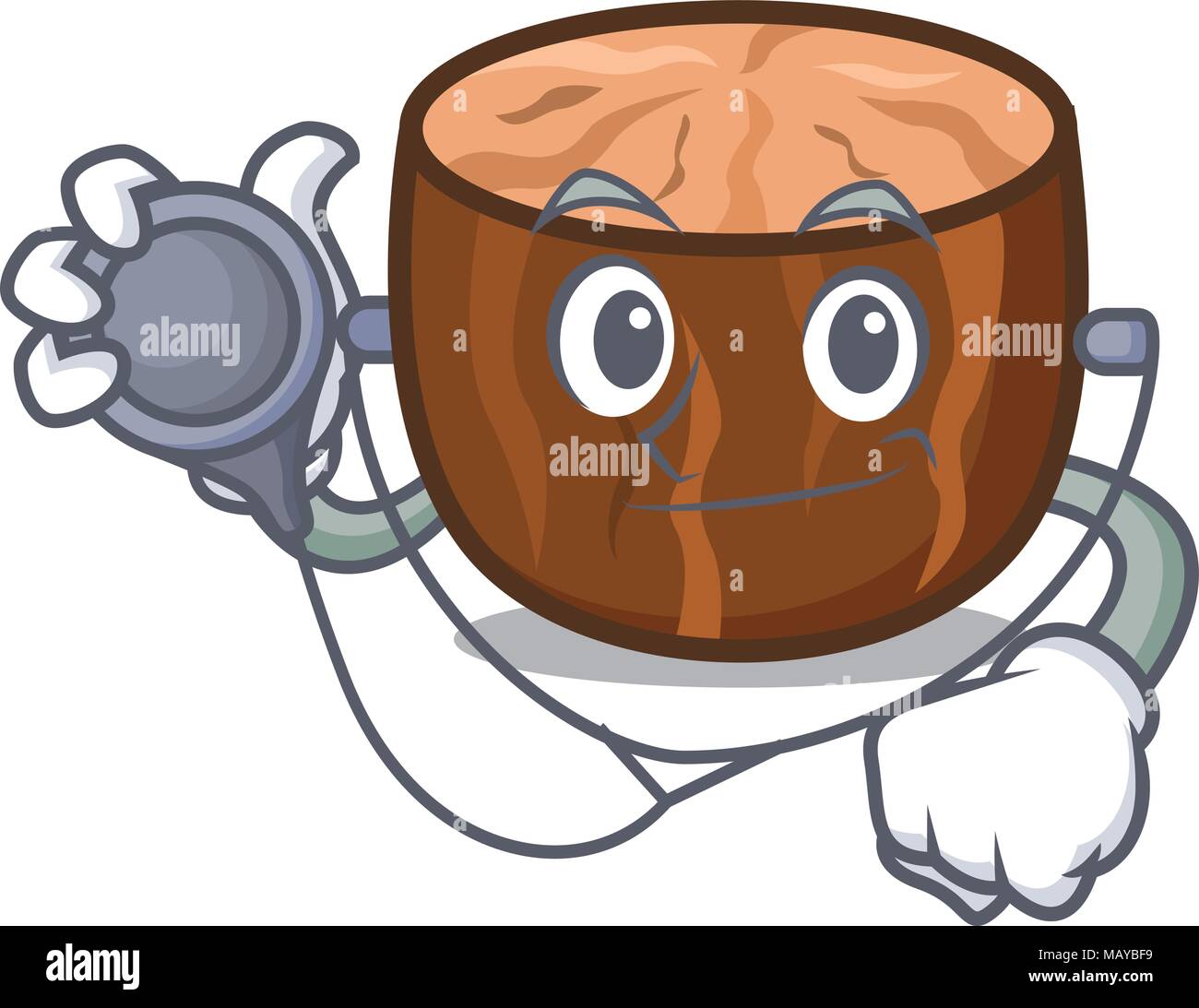 Doctor nutmeg character cartoon style Stock Vector Image & Art - Alamy