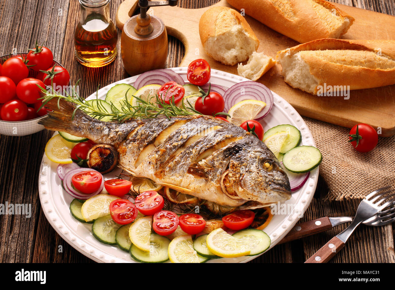 Dorade fillet hi-res stock photography and images - Alamy