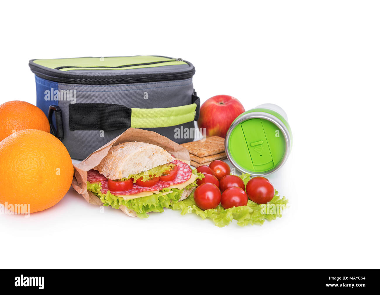 Lunch in a bag for lunch Stock Photo - Alamy