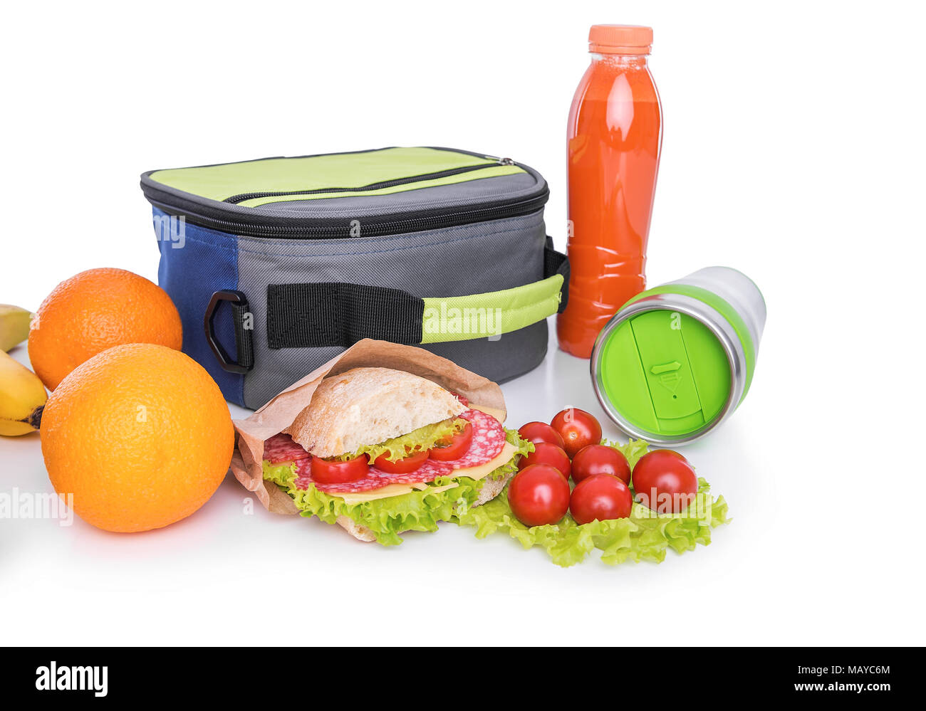 Lunch in a bag for lunch Stock Photo - Alamy