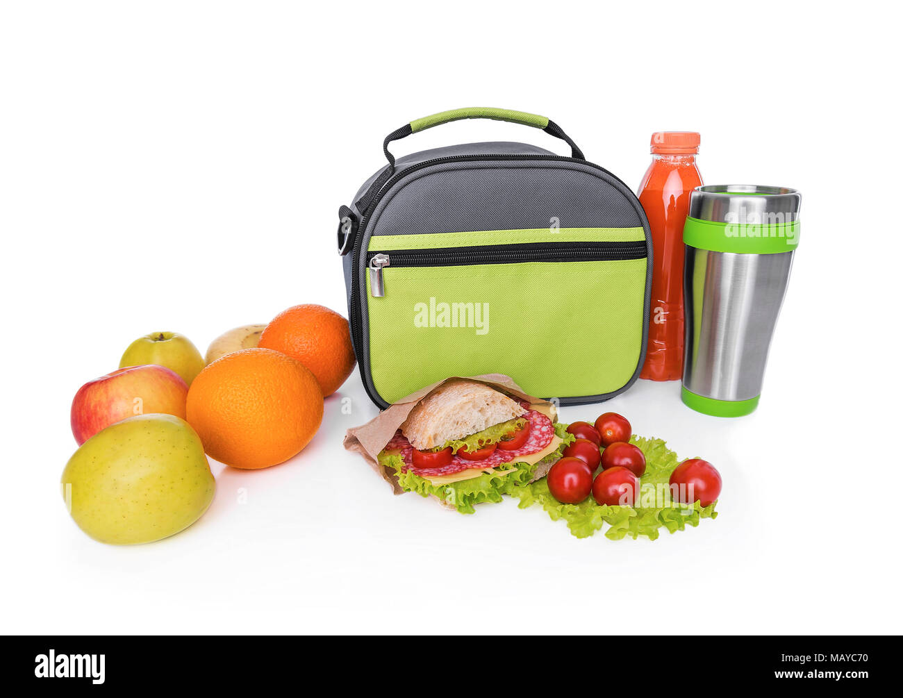 Lunch in a bag for lunch Stock Photo - Alamy