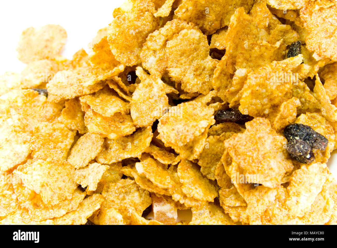 cornflakes background, close-up Stock Photo - Alamy