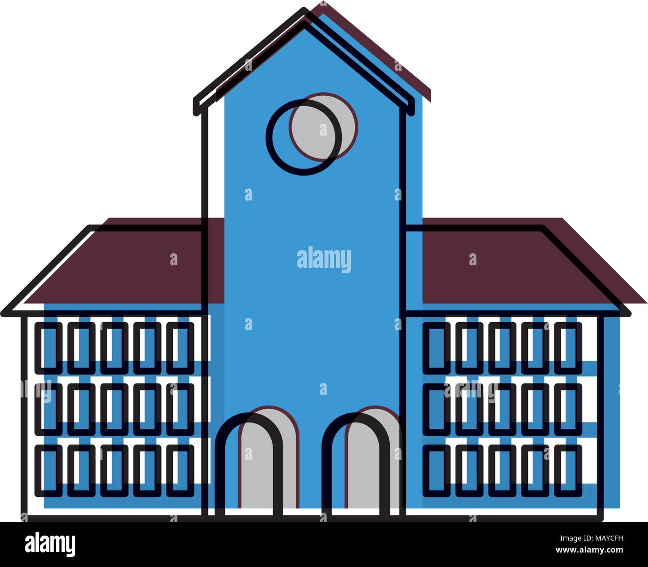 House that moved Stock Vector Images - Alamy