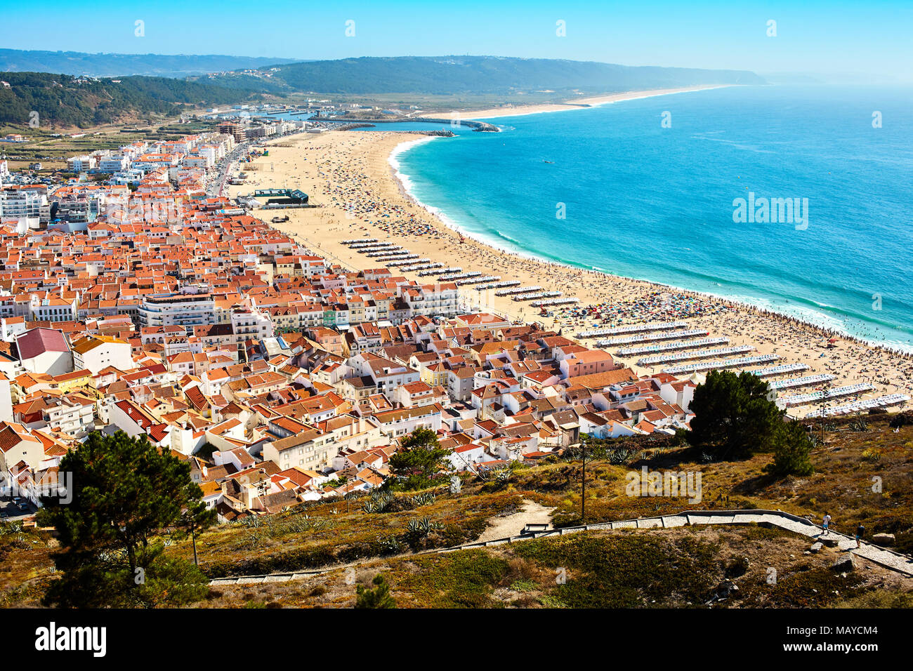 Nazare Portugal Wave Stock Photos & Nazare Portugal Wave Stock Images ...