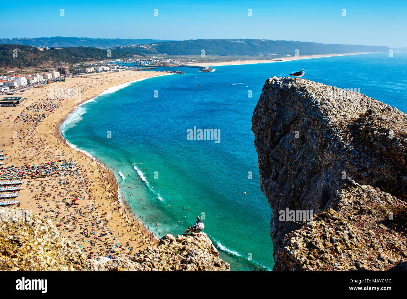 Nazare city hi-res stock photography and images - Alamy