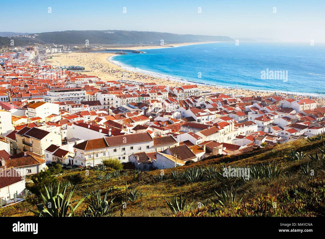 Nazare city hi-res stock photography and images - Alamy