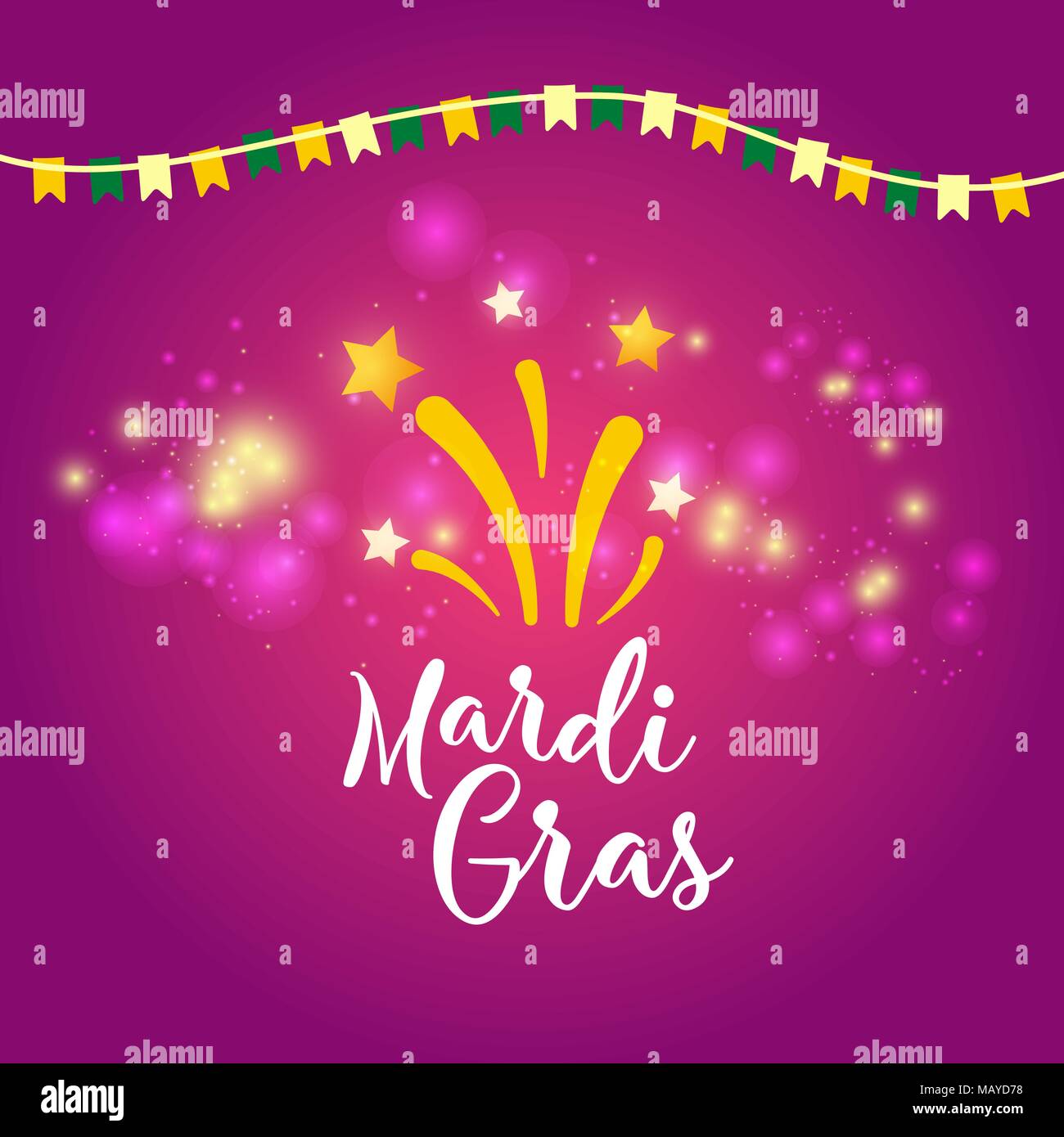 Carnival Concept Banner with on shiny background. Fat Tuesday Stock ...