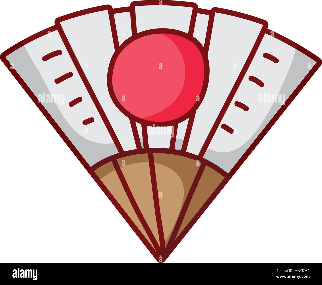 Flag fan accessory icon Stock Vector Images - Alamy