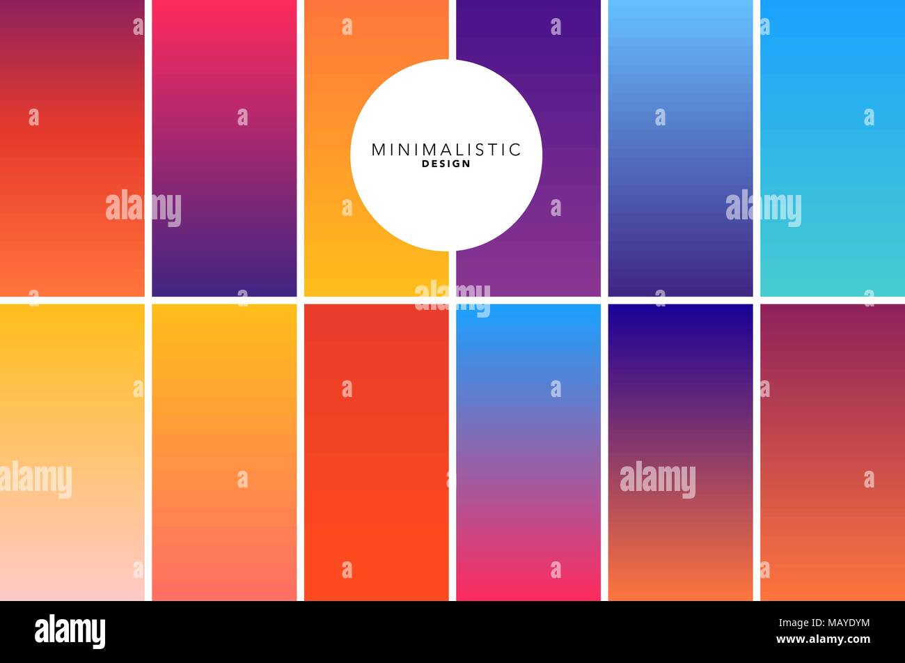 Cool gradients. Future geometric template. Can use for business data ...