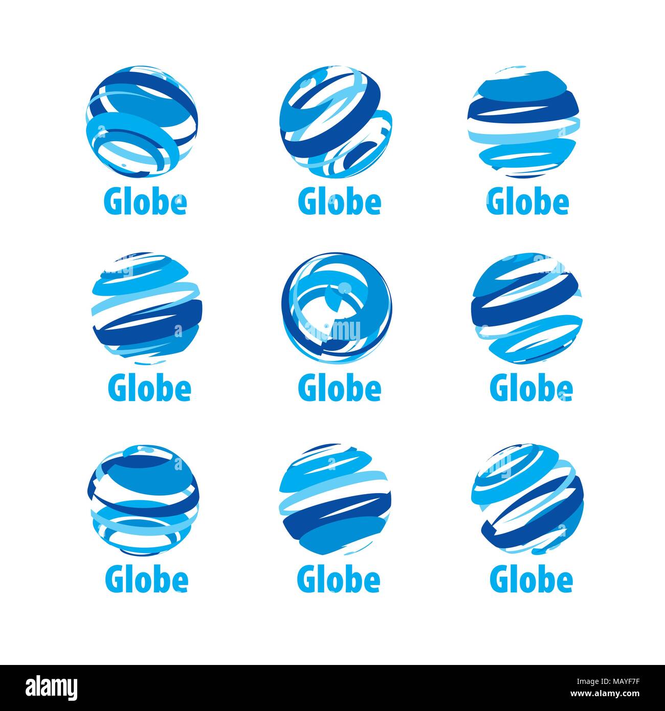 vector logo globe Stock Vector Image & Art - Alamy