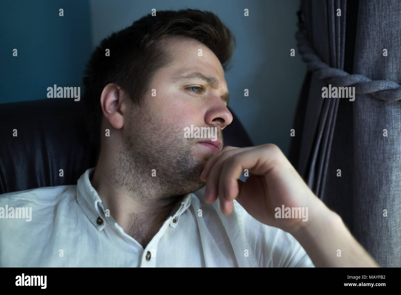 Man mood expression hi-res stock photography and images - Alamy