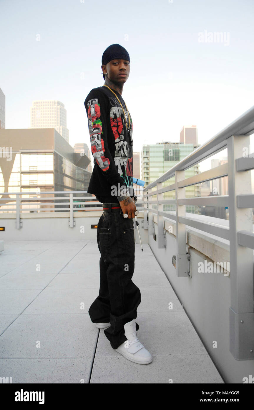 Deandre Way aka Soulja Boy portrait on October 15, 2009 in Los Angeles ...