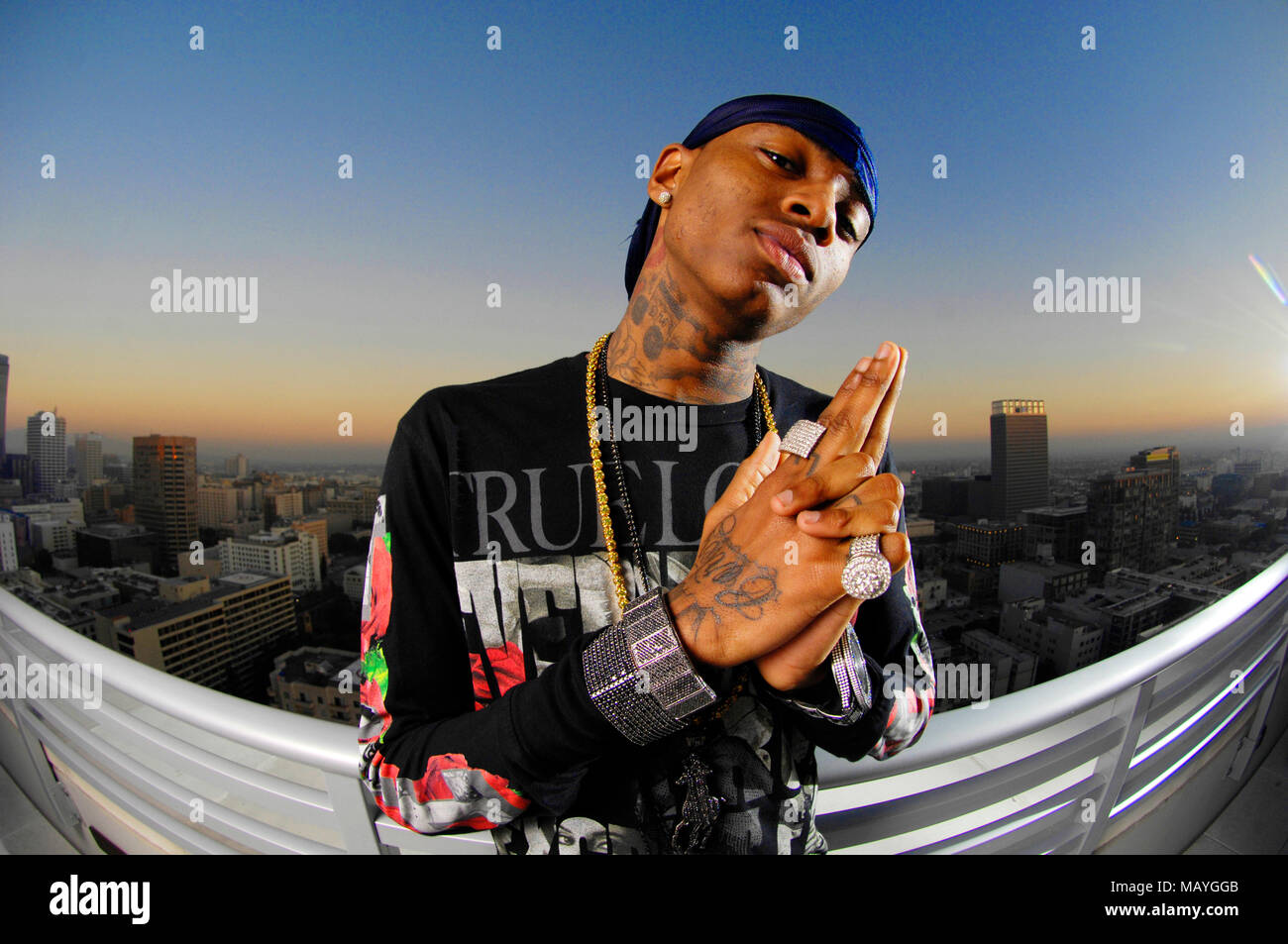 Deandre Way aka Soulja Boy portrait on October 15, 2009 in Los Angeles ...