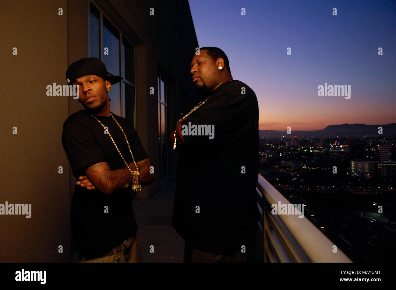 JBar and Miami Mike portrait on September 25, 2009 in Los Angeles ...