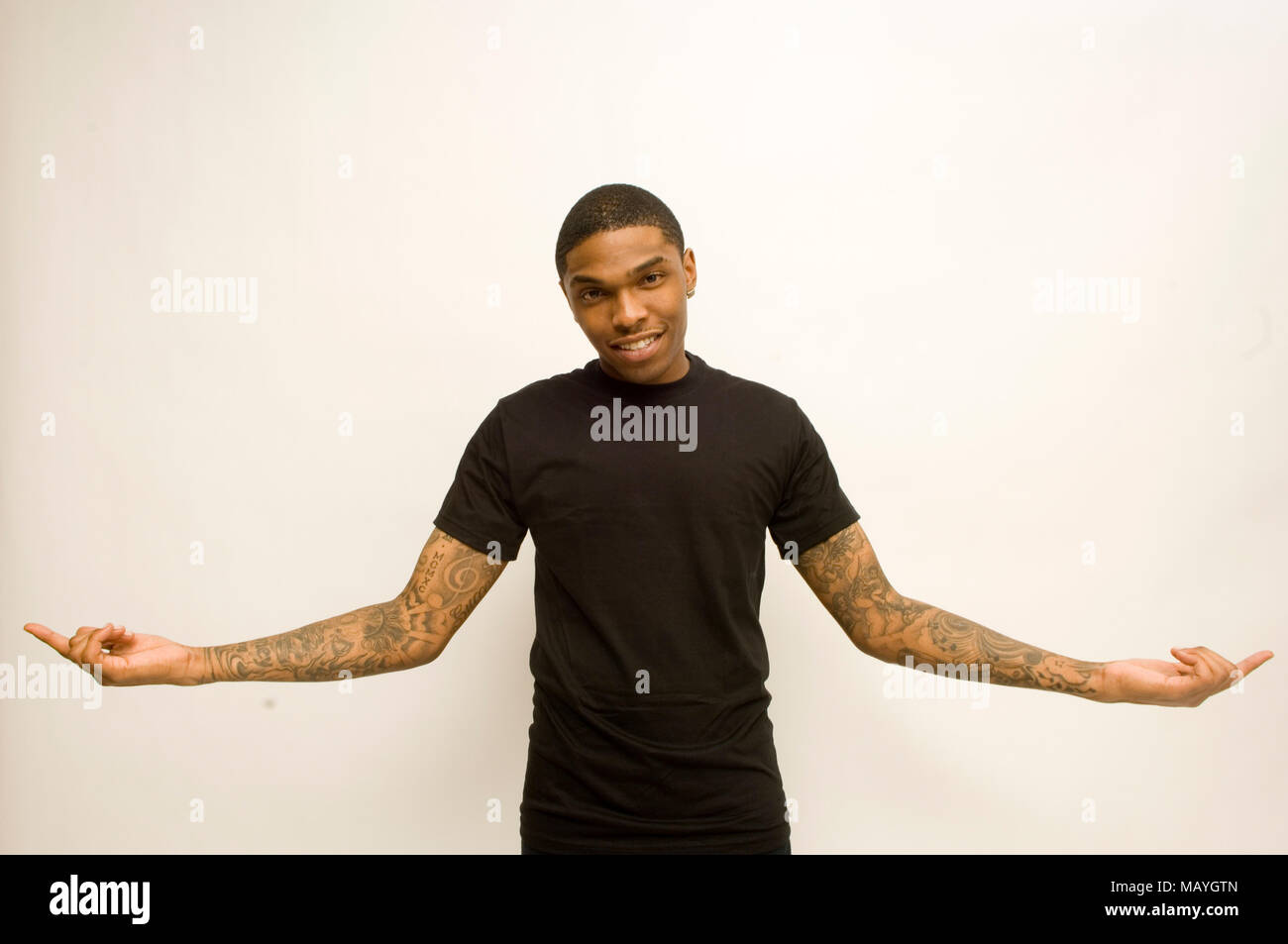 Justin Benjamin Alex Rucker aka JBar of SODMG exclusive studio portrait ...