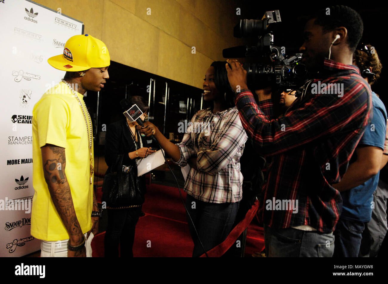 Deandre Way aka Soulja Boy at Snoop Dogg Malice n Wonderland premiere ...