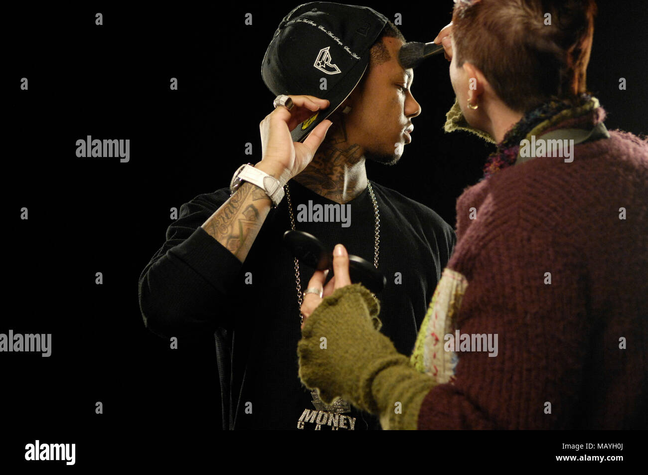 Rapper Arab on set for Soulja Boy Tell 'Em music video on February 11 ...