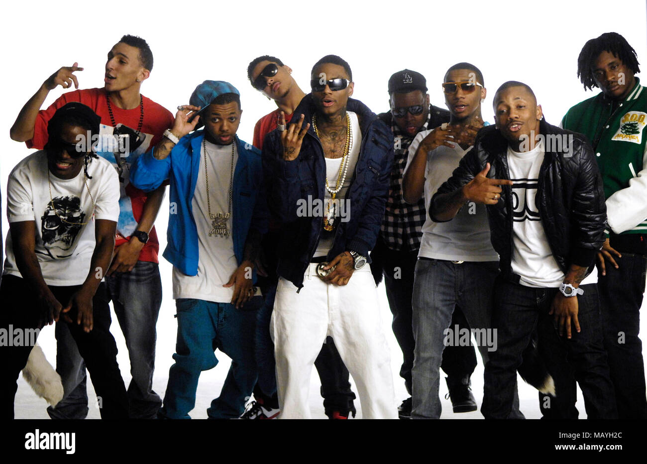 Rapper Deandre Way aka Soulja Boy with Lil B the Based God, Arab ...