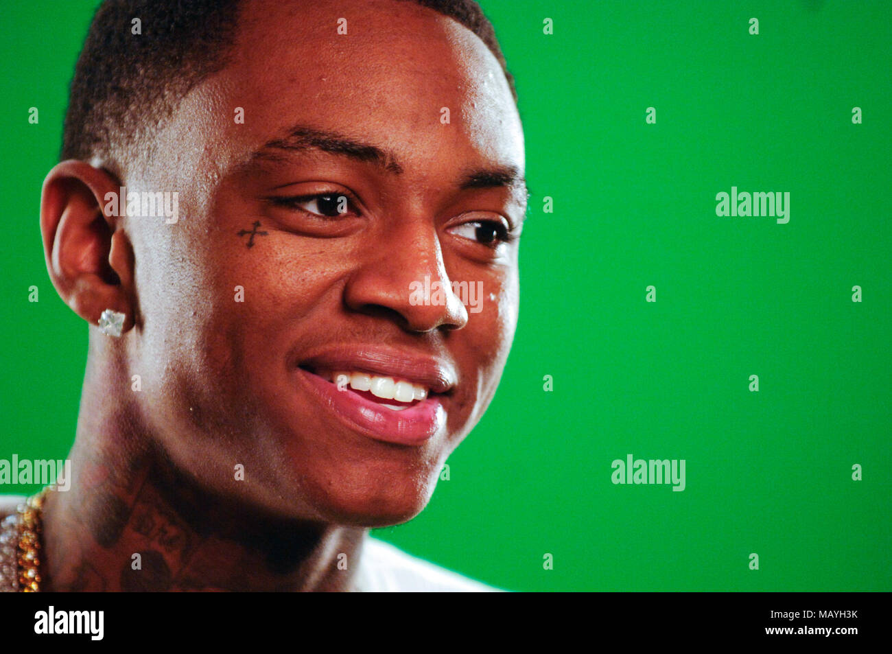 Rapper Deandre Way aka Soulja Boy on set for Soulja Boy Tell 'Em "2 ...