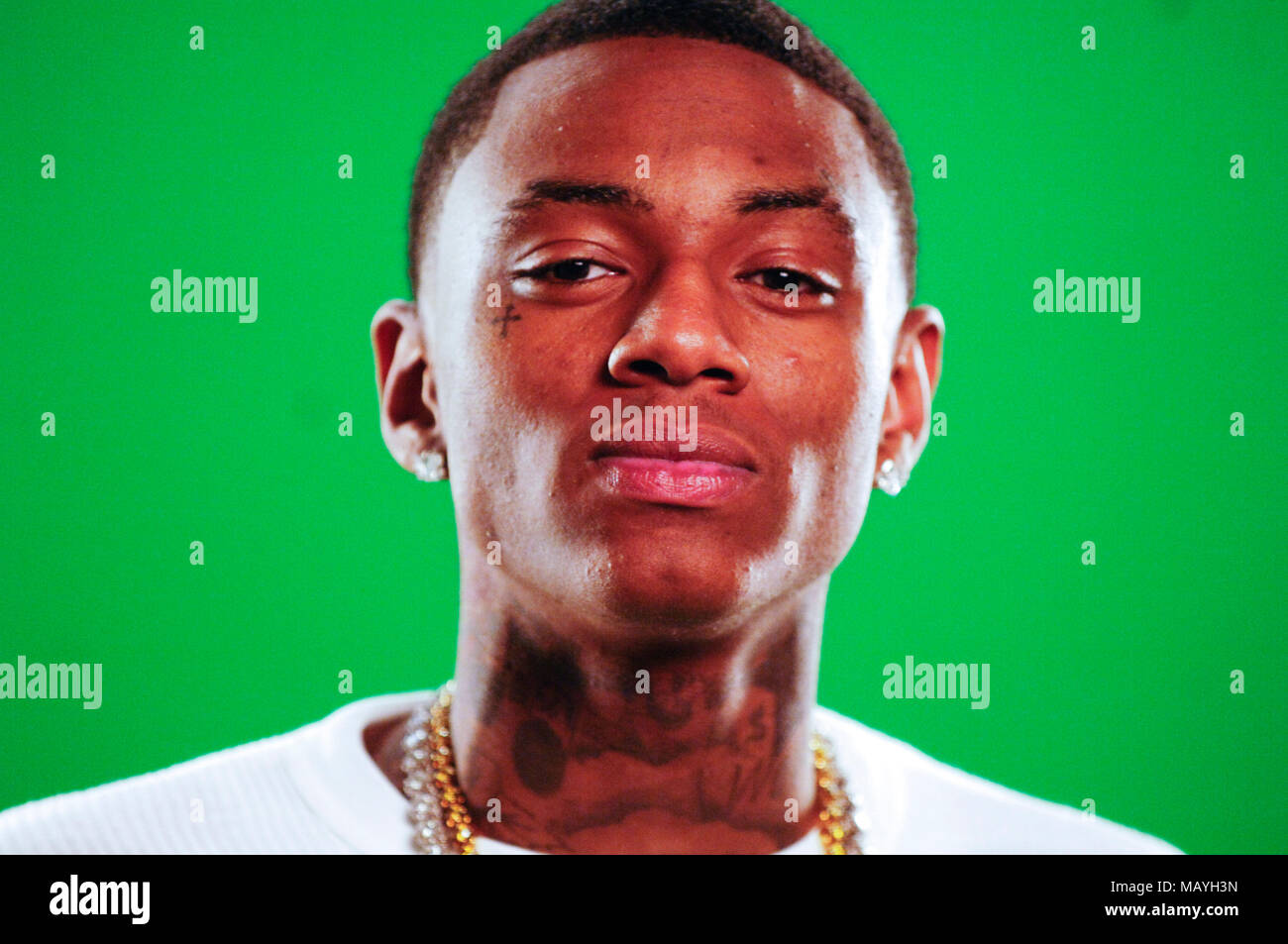 Rapper Deandre Way aka Soulja Boy on set for Soulja Boy Tell 'Em "2 ...