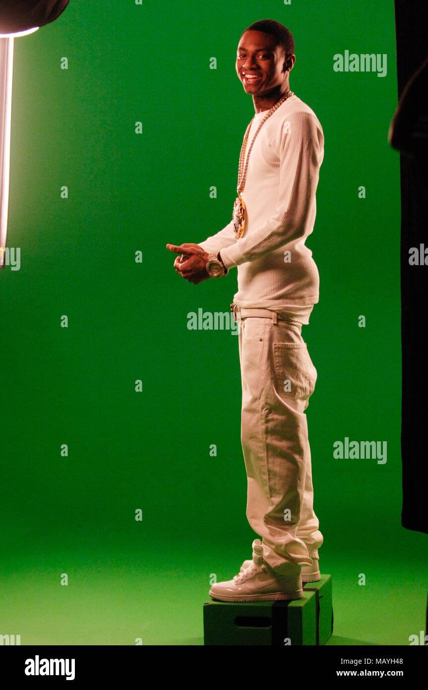 Rapper Deandre Way aka Soulja Boy on set for Soulja Boy Tell 'Em "2 ...