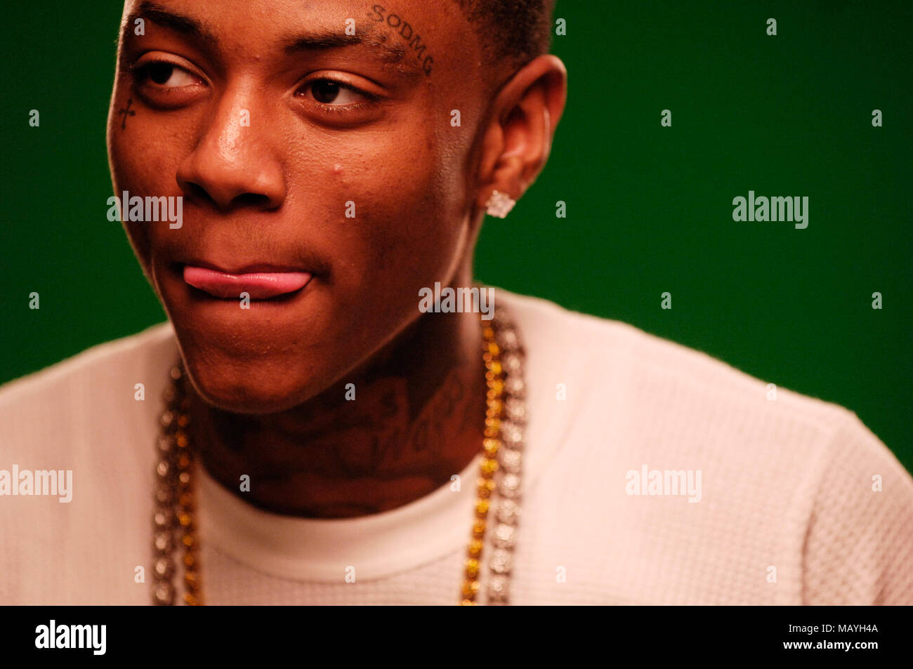 Rapper Deandre Way aka Soulja Boy on set for Soulja Boy Tell 'Em "2 ...