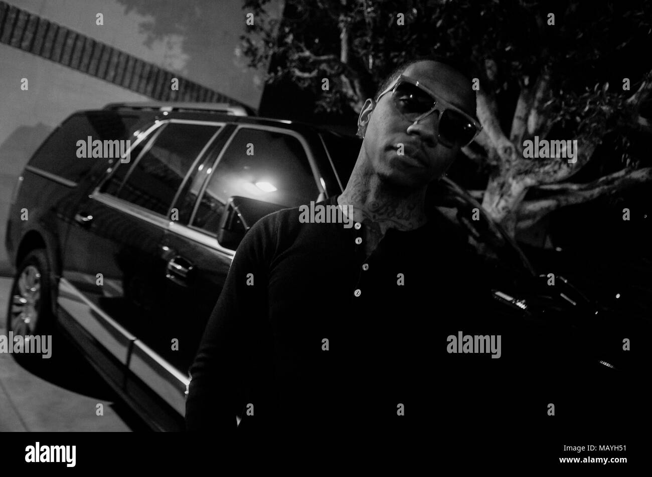 Rapper Lil B the Based God on set for Soulja Boy Tell 'Em music video ...