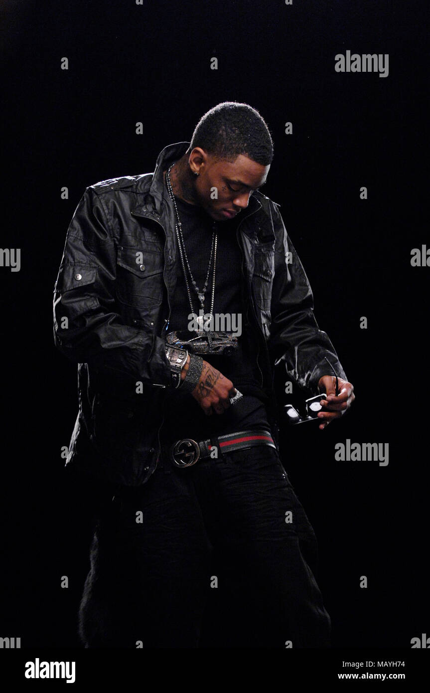 Rapper Deandre Way aka Soulja Boy on set for Soulja Boy Tell 'Em "All ...