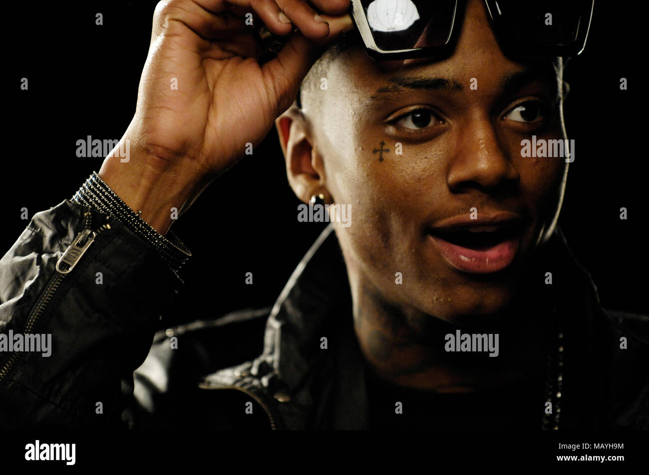 Rapper Deandre Way aka Soulja Boy on set for Soulja Boy Tell 'Em "All ...