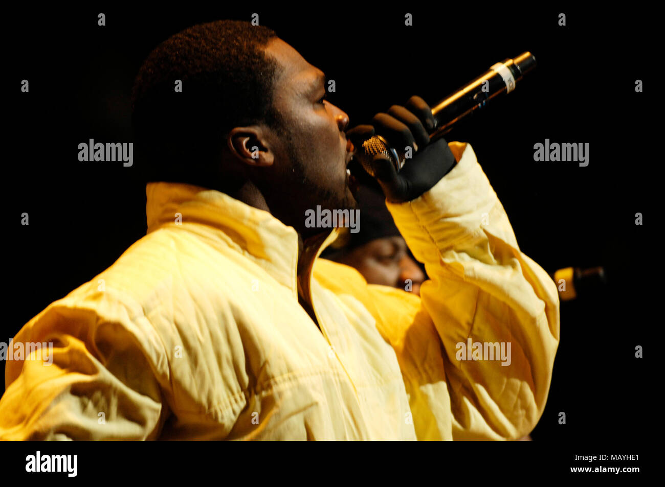 Rapper Curtis "50 Cent" Jackson performing at the Honda Center on ...