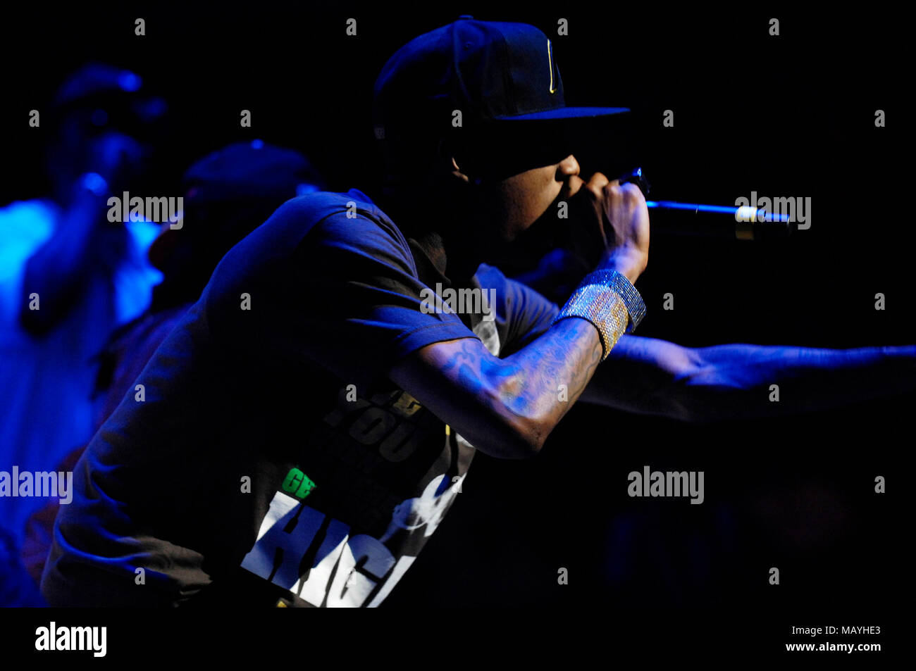 Rapper Deandre Way aka Soulja Boy Tell 'Em performing at the Honda ...