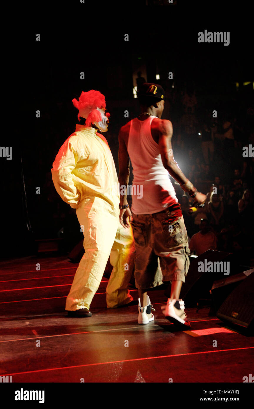 Rappers Curtis "50 Cent" Jackson and Deandre Way aka Soulja Boy Tell ...