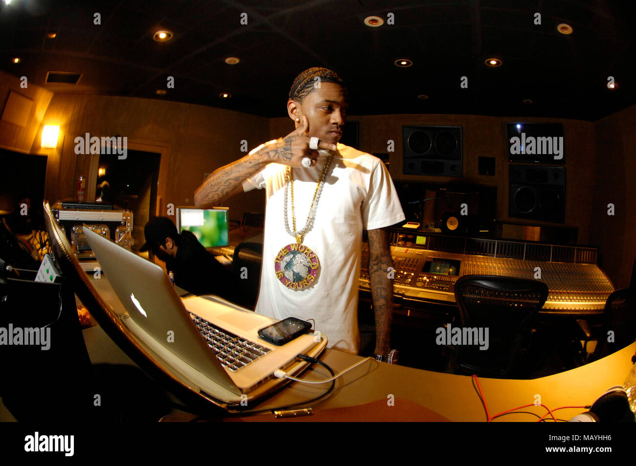 EXCLUSIVE Rapper Soulja Boy Tell Em at the Record Plant in Los Angeles ...