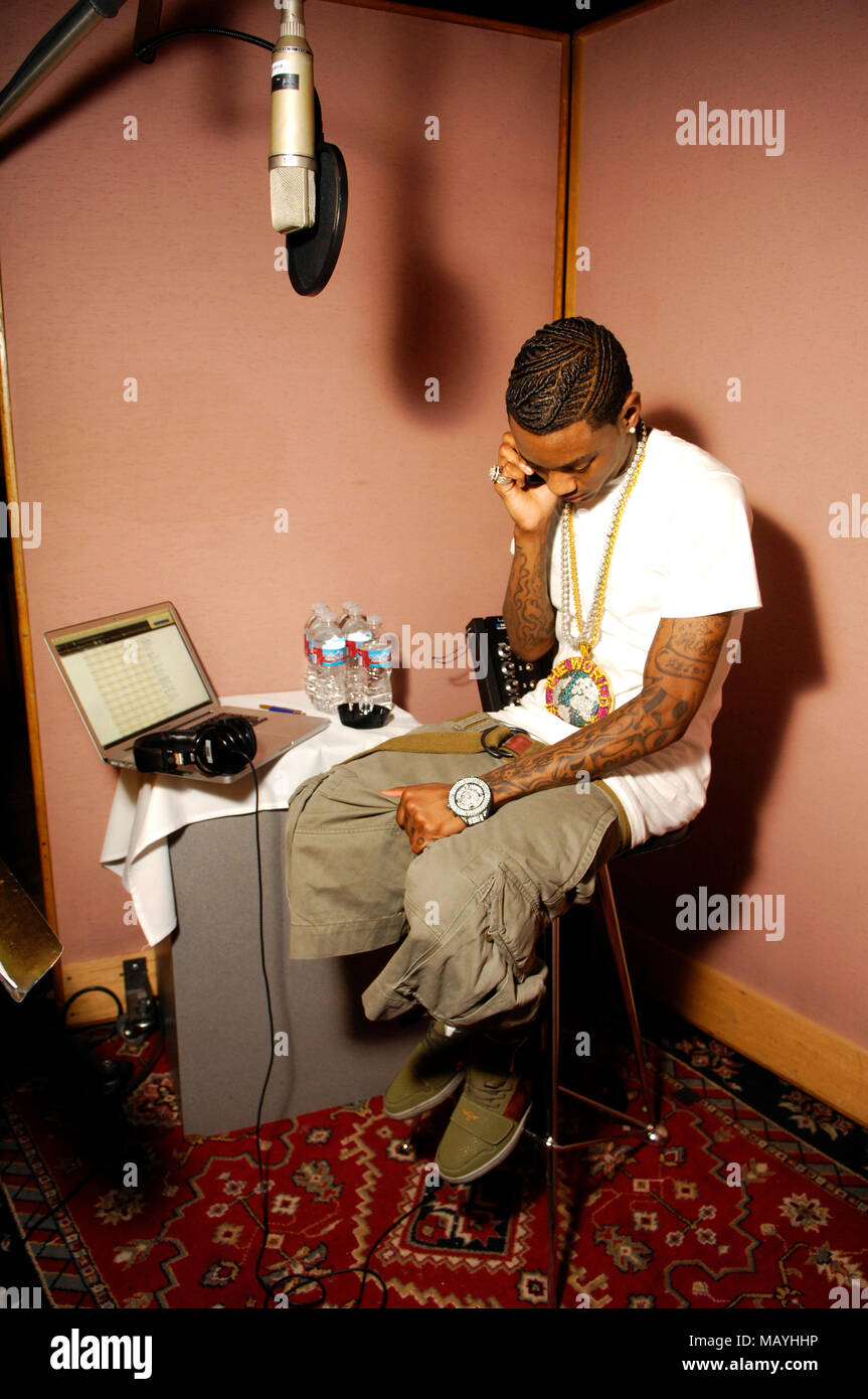 EXCLUSIVE Rapper Soulja Boy Tell Em at the Record Plant in Los Angeles ...