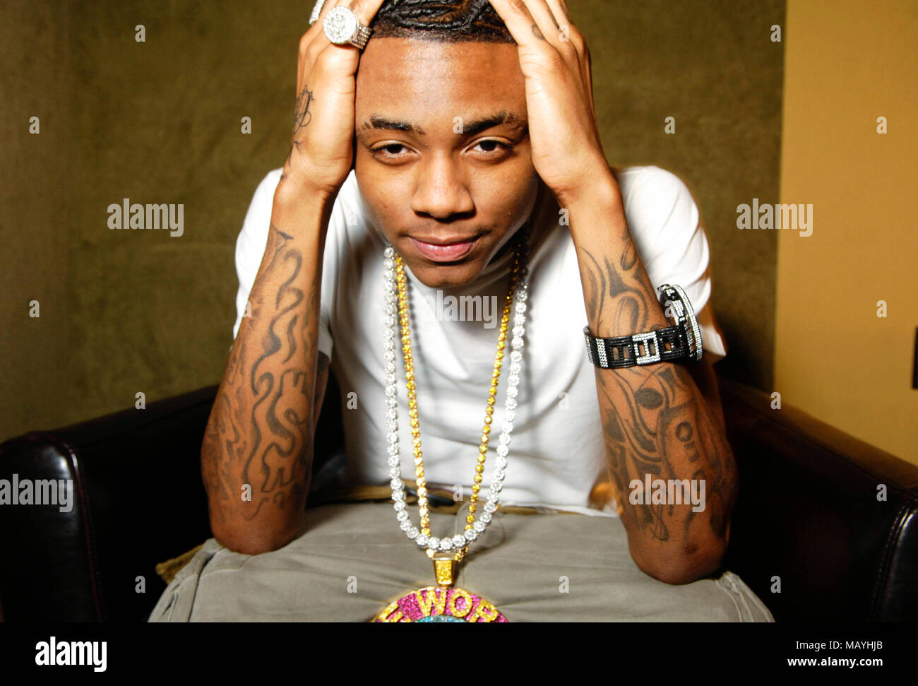 EXCLUSIVE Rapper Soulja Boy Tell 'Em portrait at the Record Plant in ...