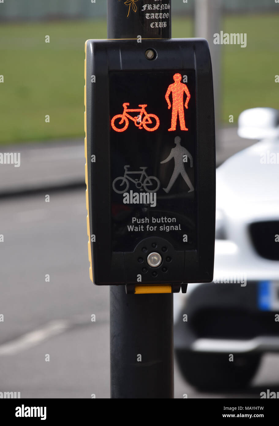 Pelican crossing button hi-res stock photography and images - Alamy