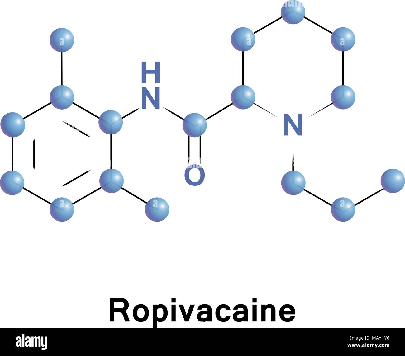 Ropivacaine anaesthetic drug Stock Vector Image & Art - Alamy