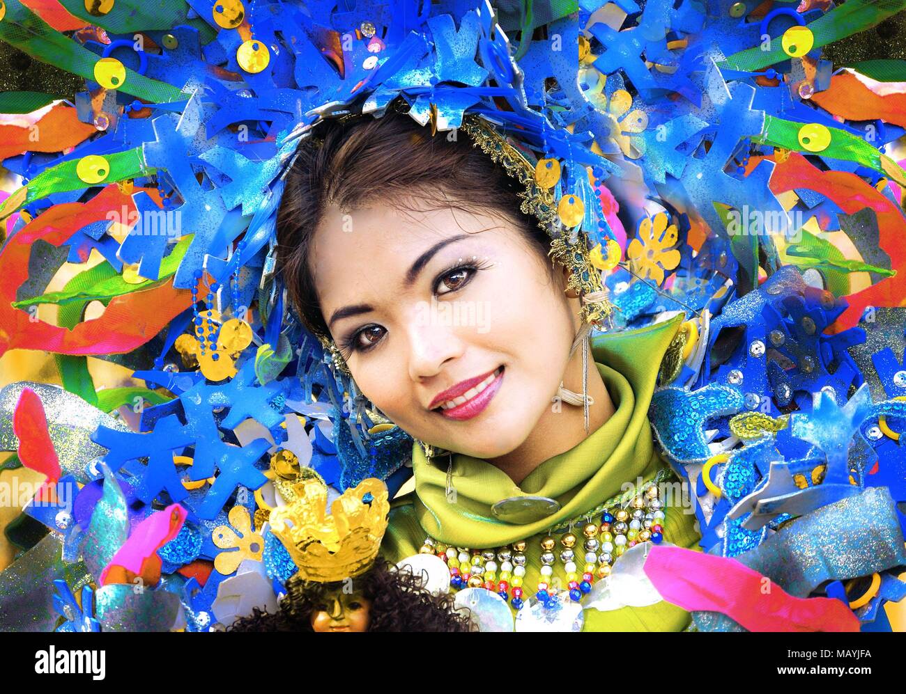 "Face in Parade Stock Photo - Alamy