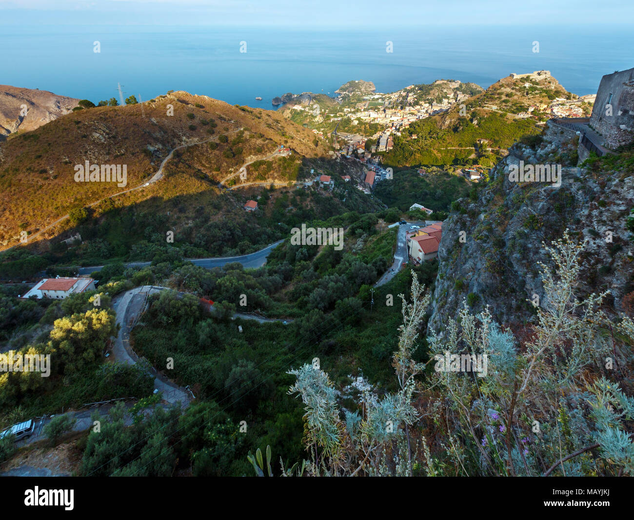 Castelmola sicilia is italy hi-res stock photography and images - Alamy