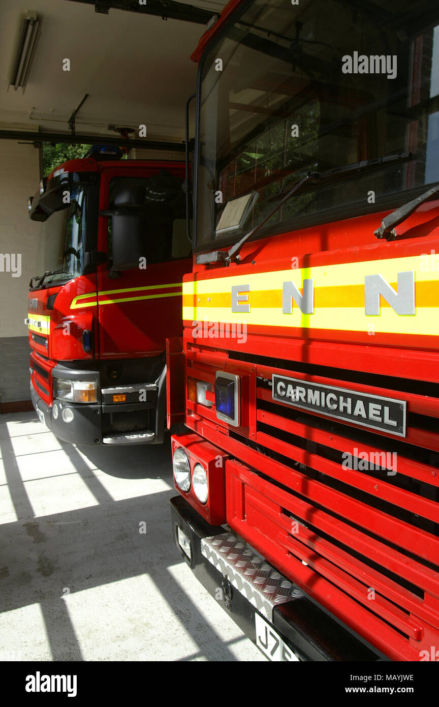 Fire engine at fire station hi-res stock photography and images - Alamy