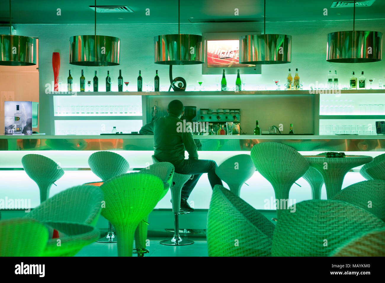 Aegypten, Hurghada, Bar Nice im Marina Stock Photo - Alamy