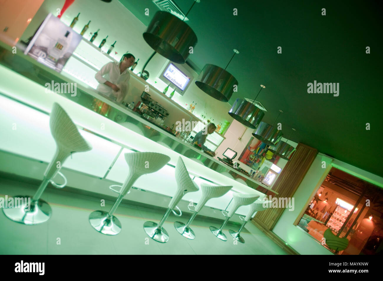 Aegypten, Hurghada, Bar Nice im Marina Stock Photo - Alamy