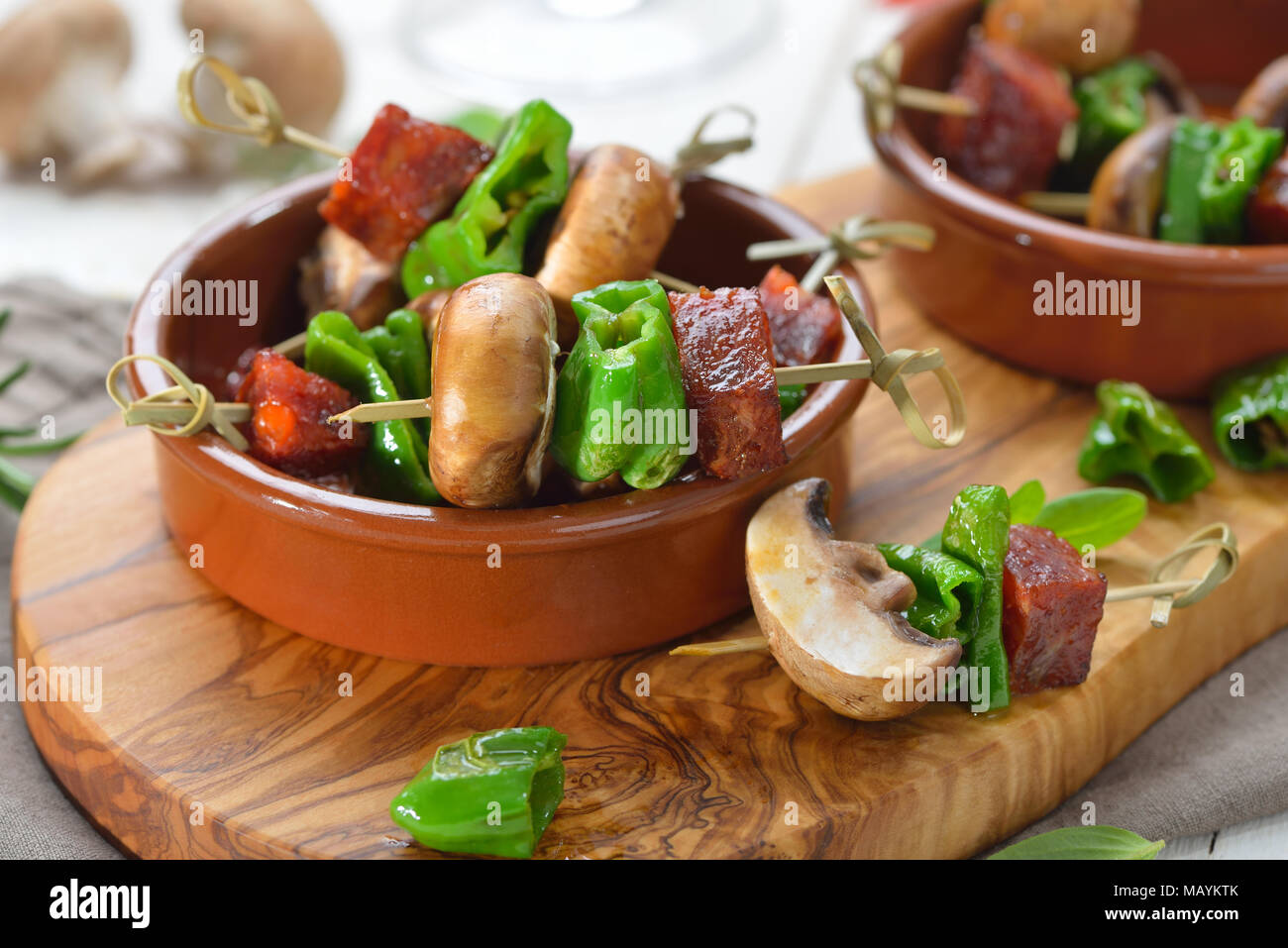 Pinchos kebabs hi-res stock photography and images - Alamy