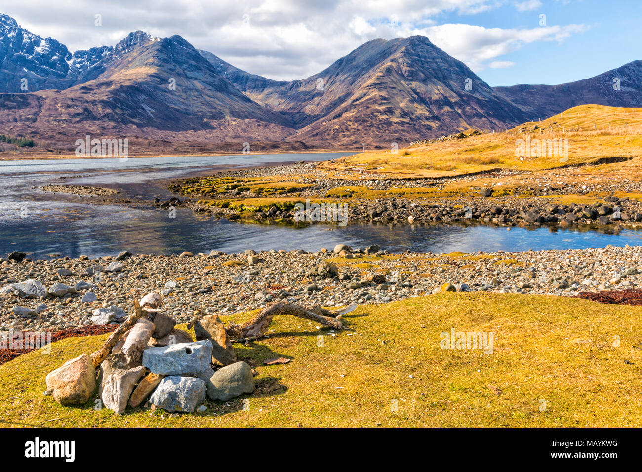 Blaven mountains isle skye inner hi-res stock photography and images ...